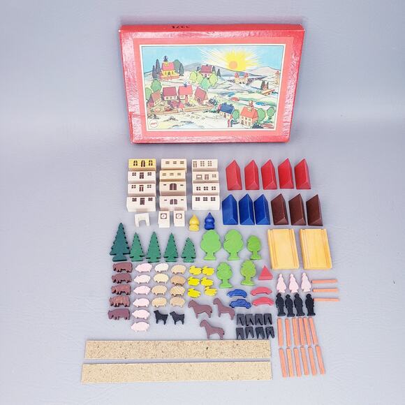 Juri | Toys | Vintage Juri Made In Western Germany Wooden Village ...